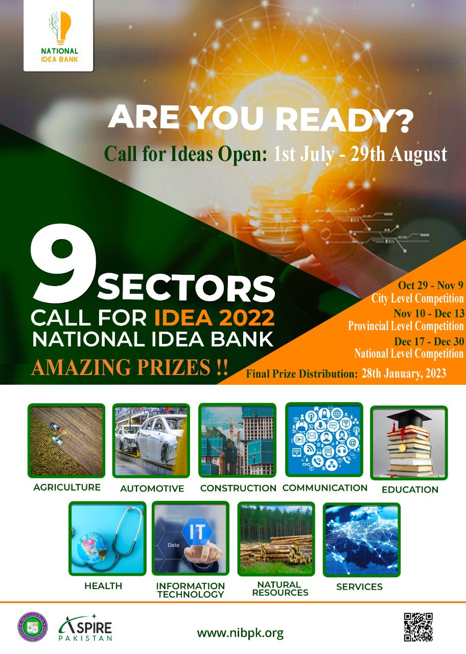 Invitation to submit ideas in National Idea Bank 2022